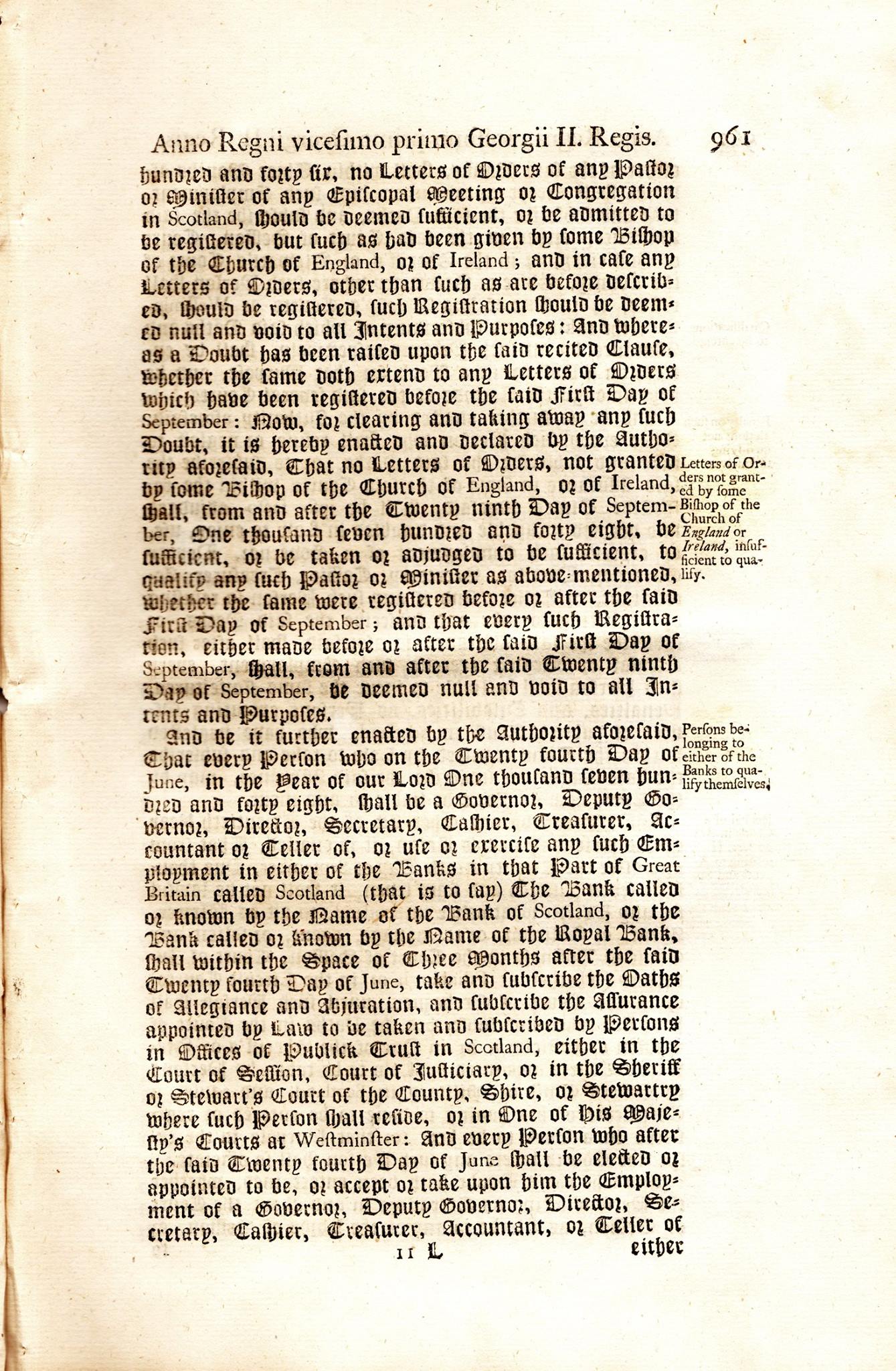 George II., 21st Year, Chapter 26, 1747 – Random Scottish History